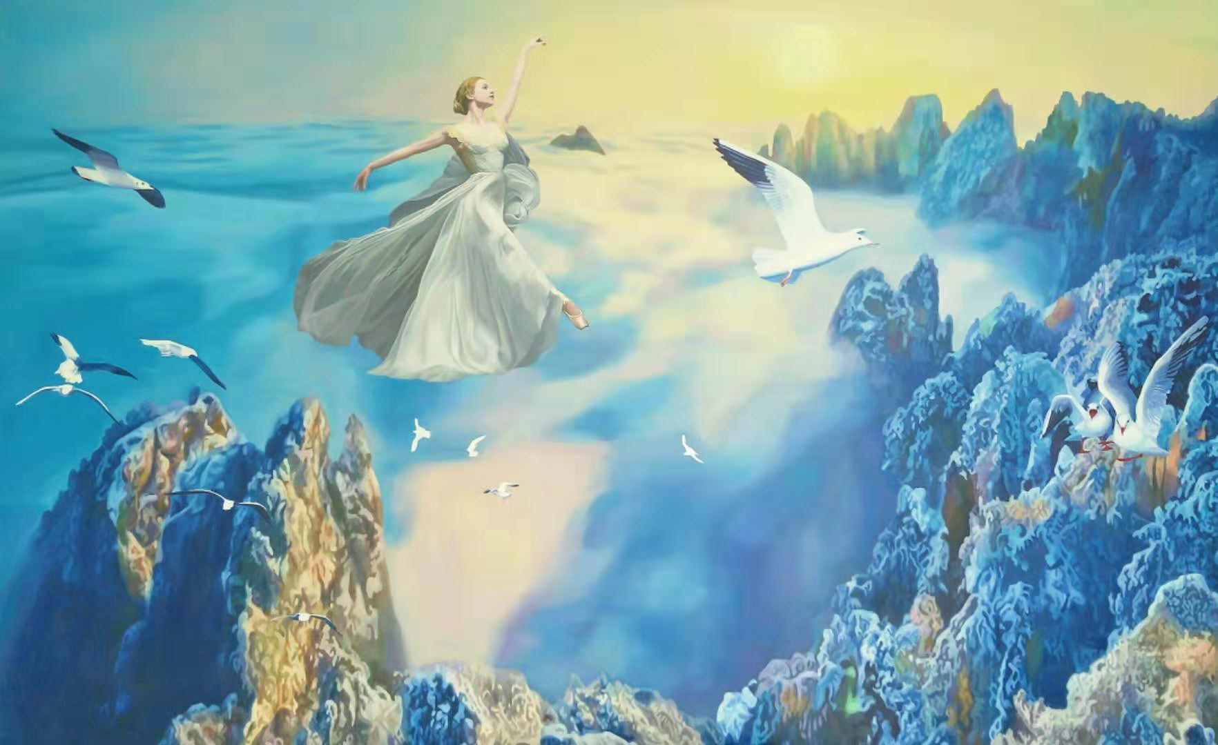 International contemporary artist Wang Ting - iNEWS