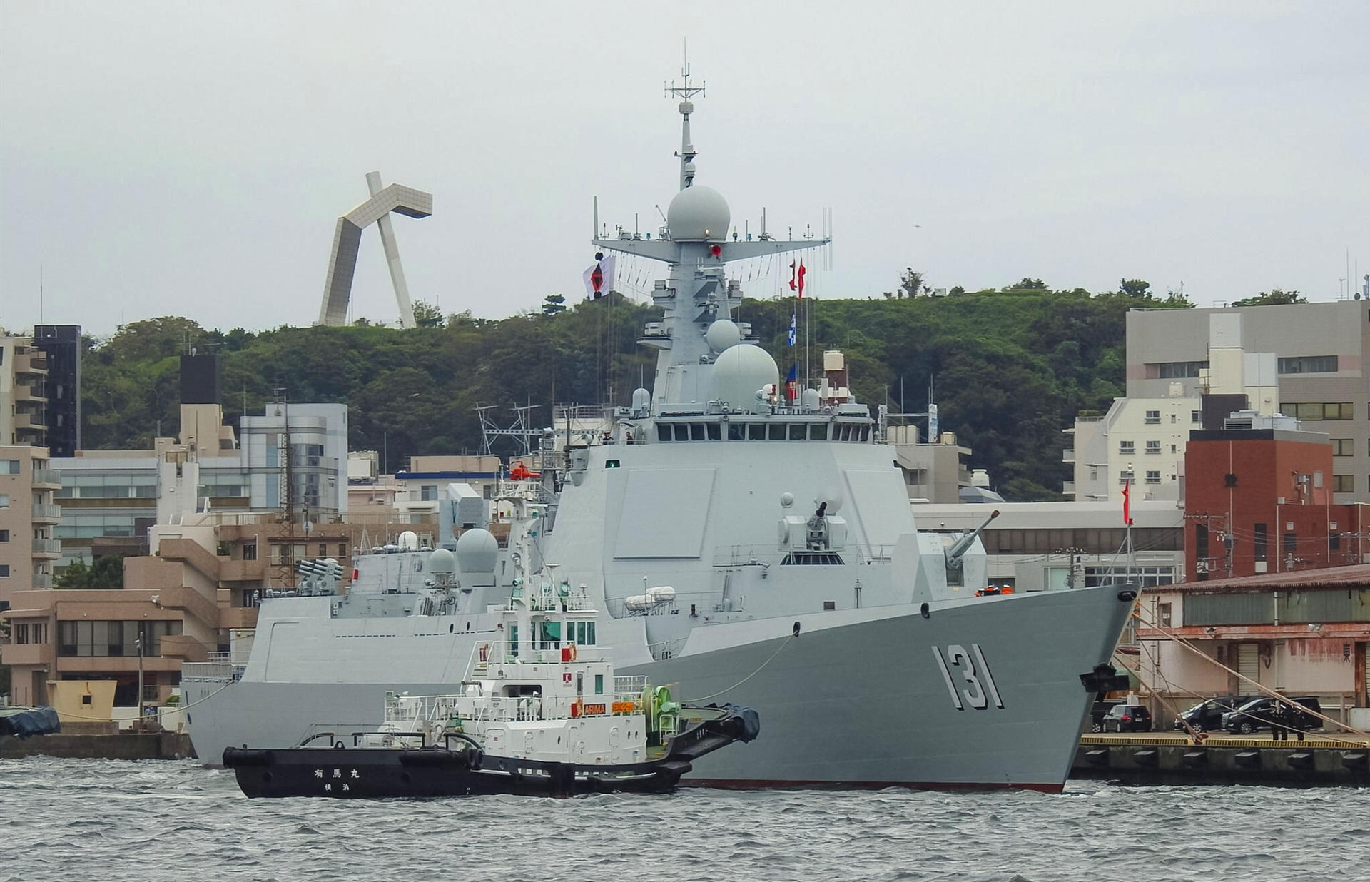 Compared with the American Constellation class, which is also a seven thousand-ton Aegis ship ...