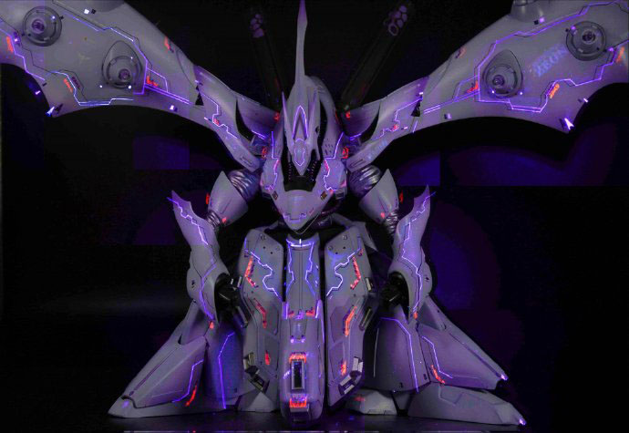 Fluorescent engraved line, Modification of Mobile Suit Gundam ...