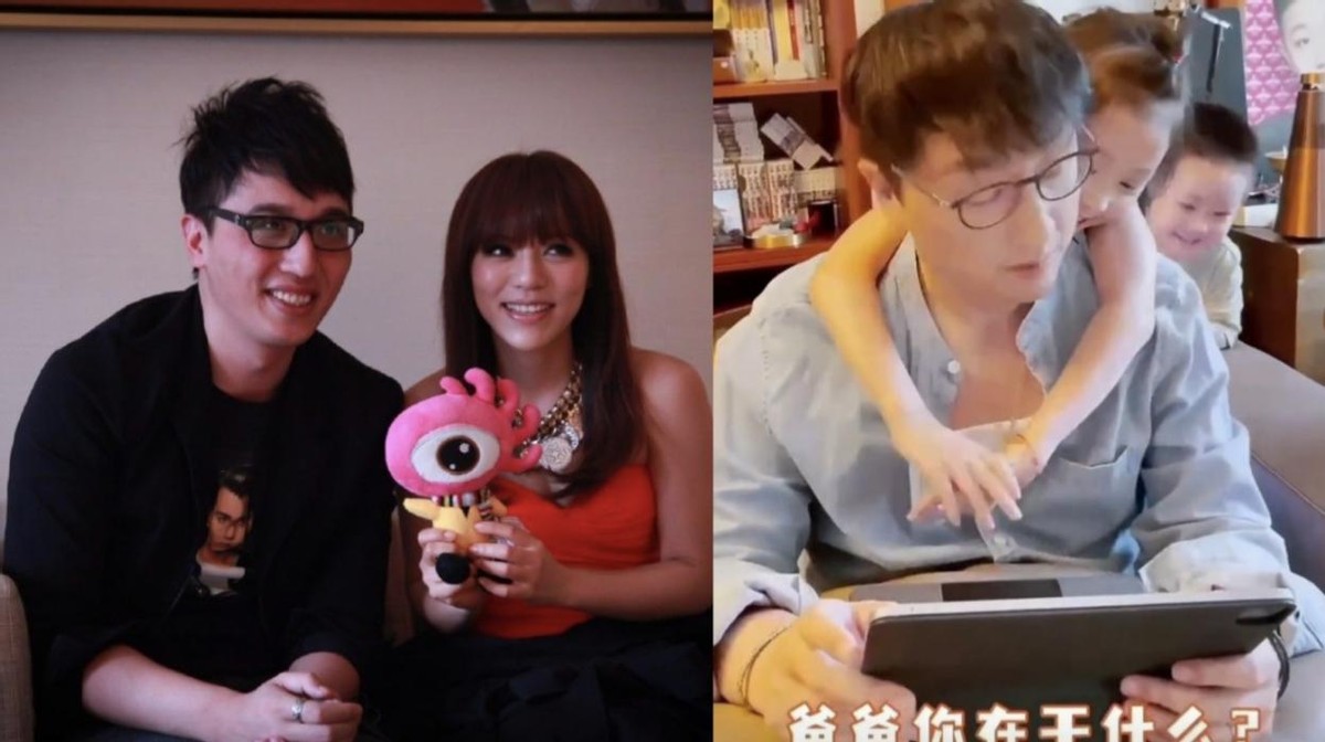 The frontal photo of the host Hua Shao's youngest son is exposed!The ...