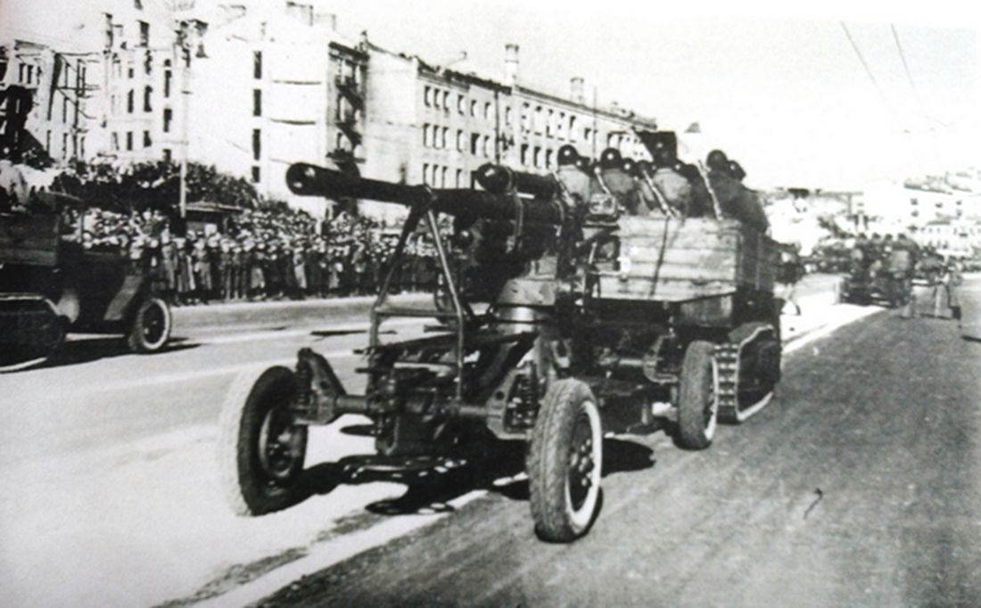 Soviet wheeled armored vehicles and half-track military vehicles of ...