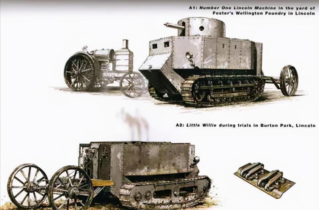 The world's first tank has a top speed of only 3.2 kilometers per hour ...