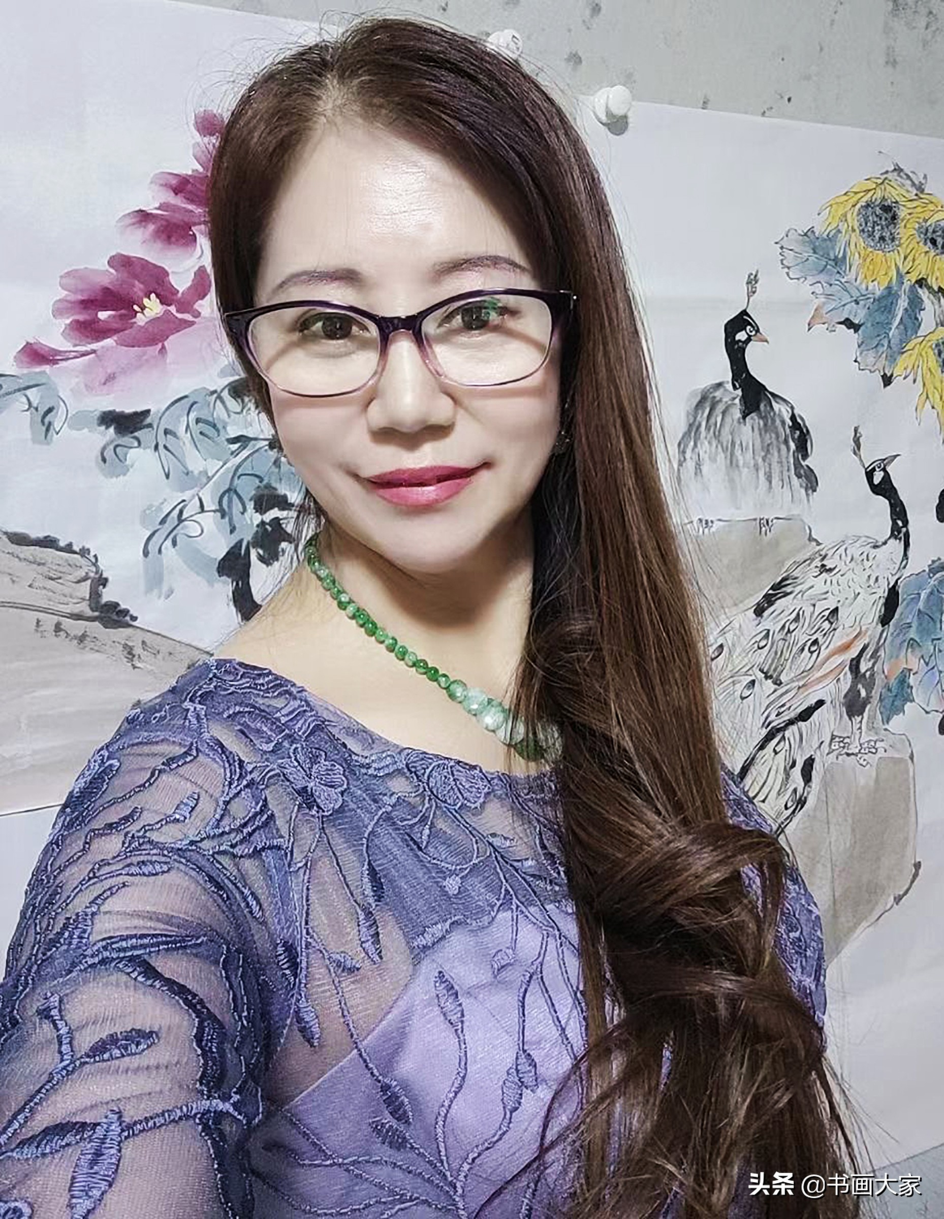 Master of calligraphy and painting: painter Sun Lei, "elegance and beauty" is the core ...