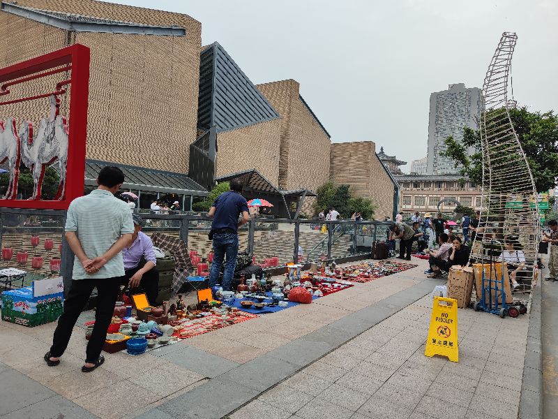 First visit to Xi'an Datang West International Antique City, popular ...