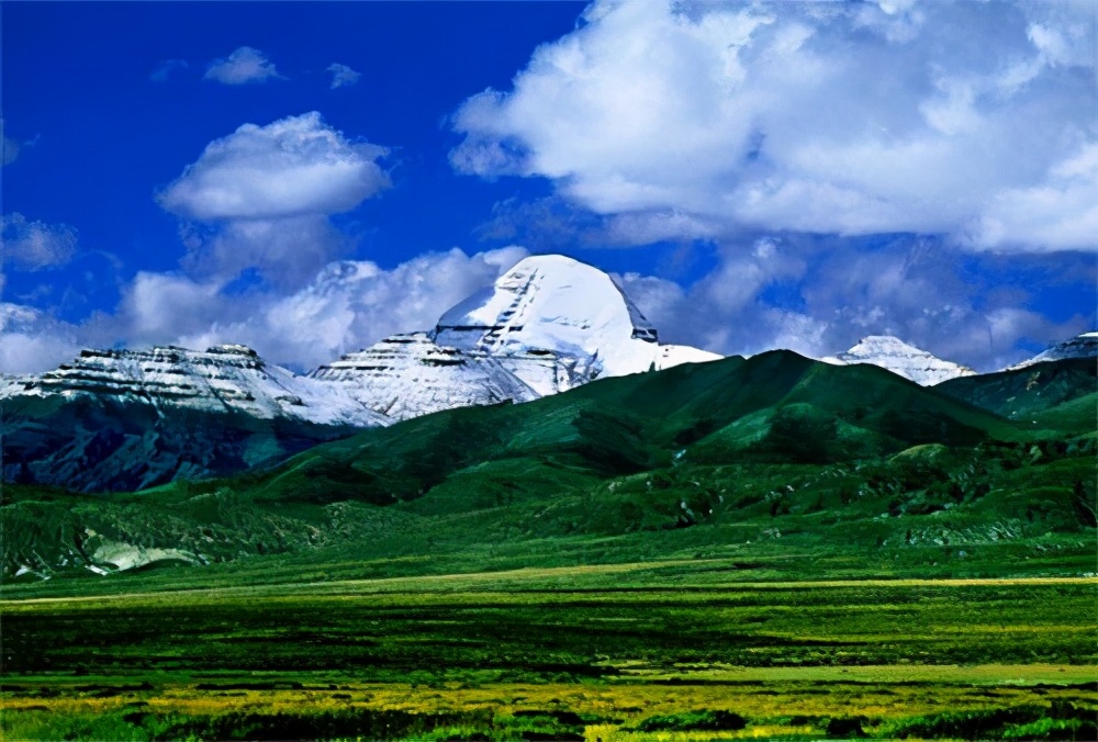 The Pyramids of Tibet: Mount Kailash, majestic and magnificent, has a ...