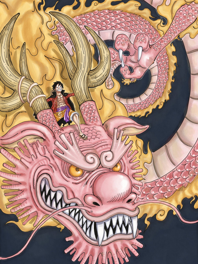 One Piece: Haimi drew Momosuke's "human and beast form", can his ...