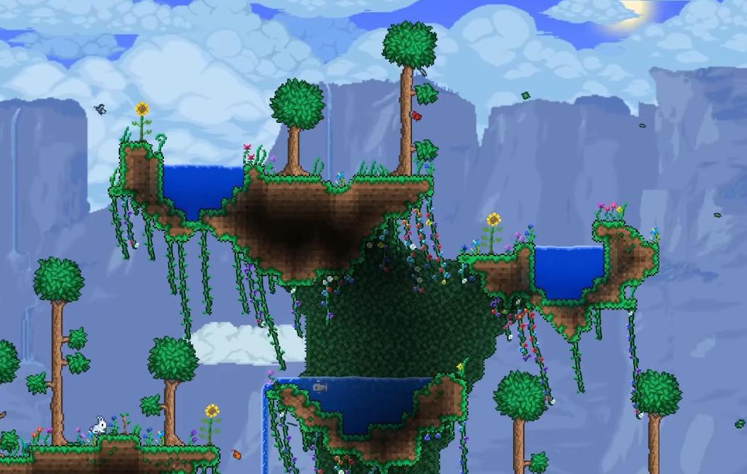 Terraria Mobile Games: Anti-corrosion can be digging holes, or using ...