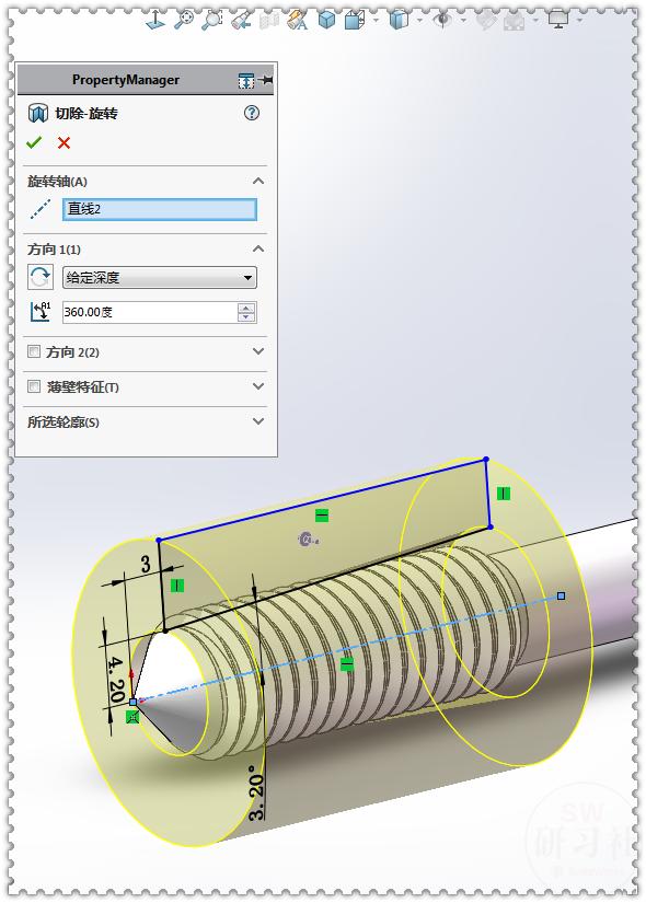 Draw a tapping drill with SolidWorks - iNEWS
