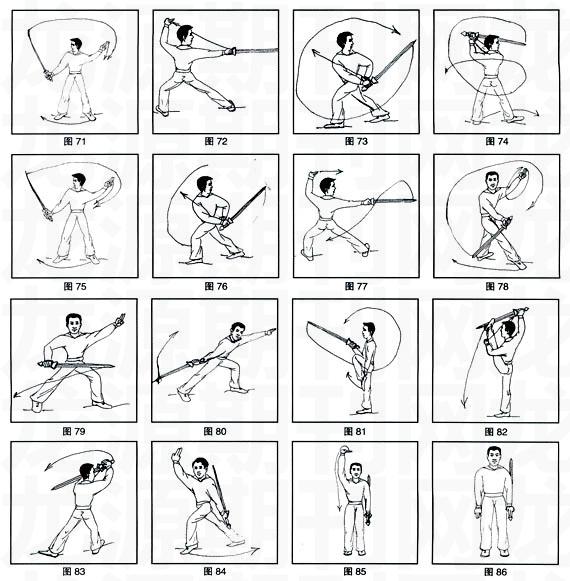 Plum blossom sword spectrum illustration - iNEWS
