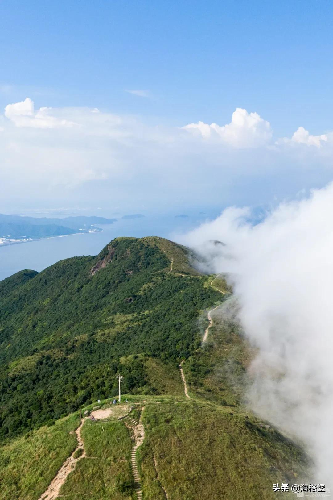 Challenge the second highest peak in Shenzhen, experience 360° hiking ...