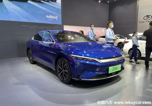 BYD Han EV Aurora Blue officially launched, the maximum endurance is ...