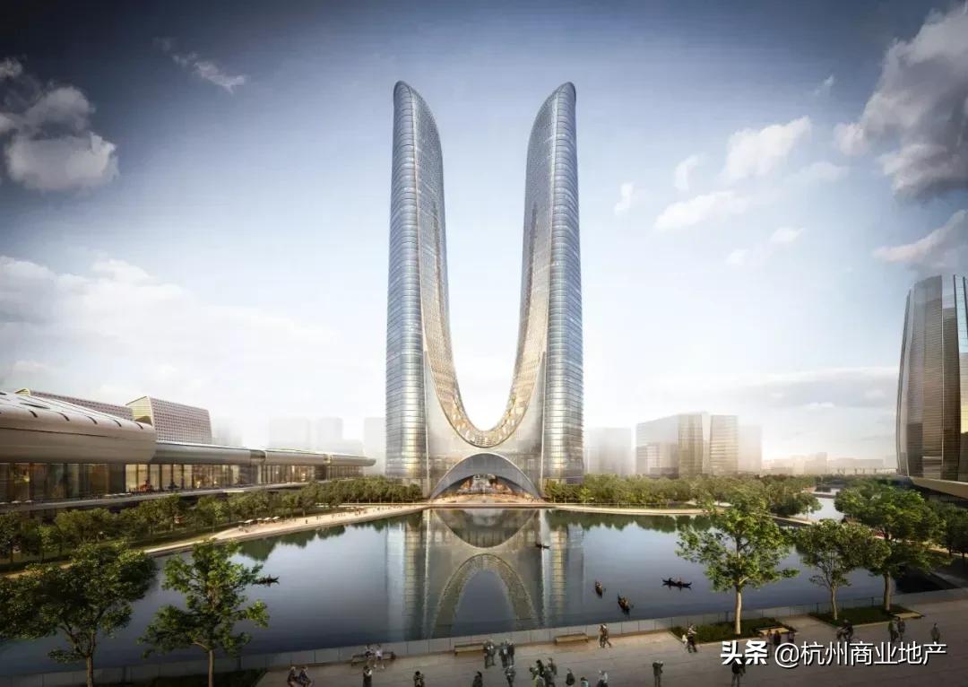 A new skyscraper was born in Hangzhou, and Hangzhou Gate witnessed the ...