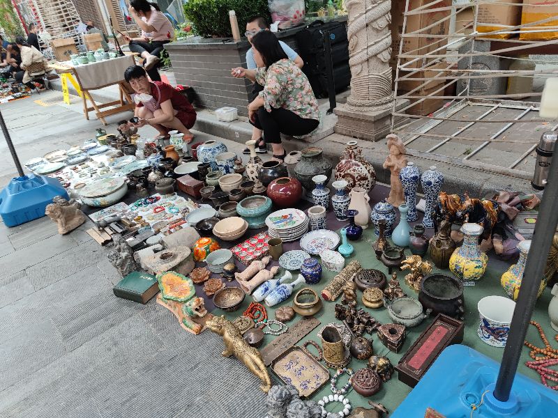 First visit to Xi'an Datang West International Antique City, popular ...
