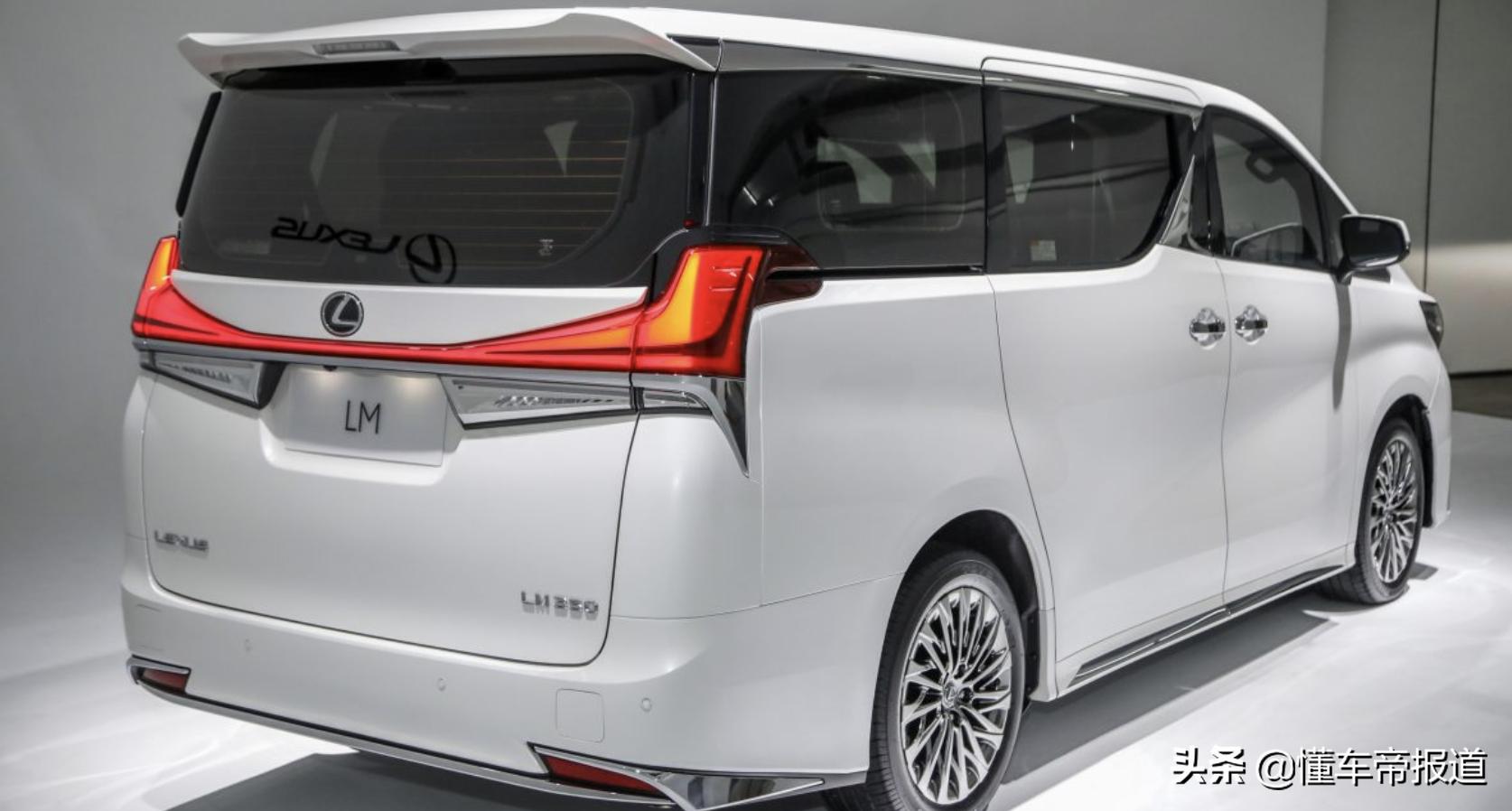 "High-end version of Elfa", Lexus LM350 real car exposed, equipped with 3.5-liter V6 power - iNEWS