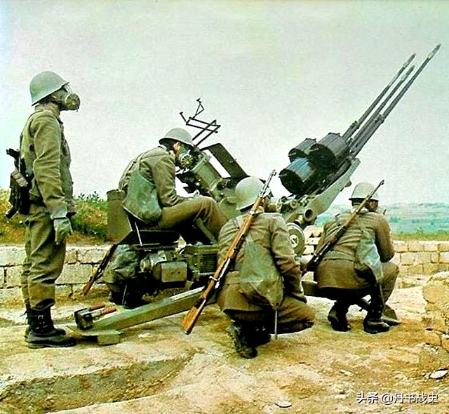 Zastava M55 3-tube anti-aircraft gun, a classic weapon of Yugoslavia ...