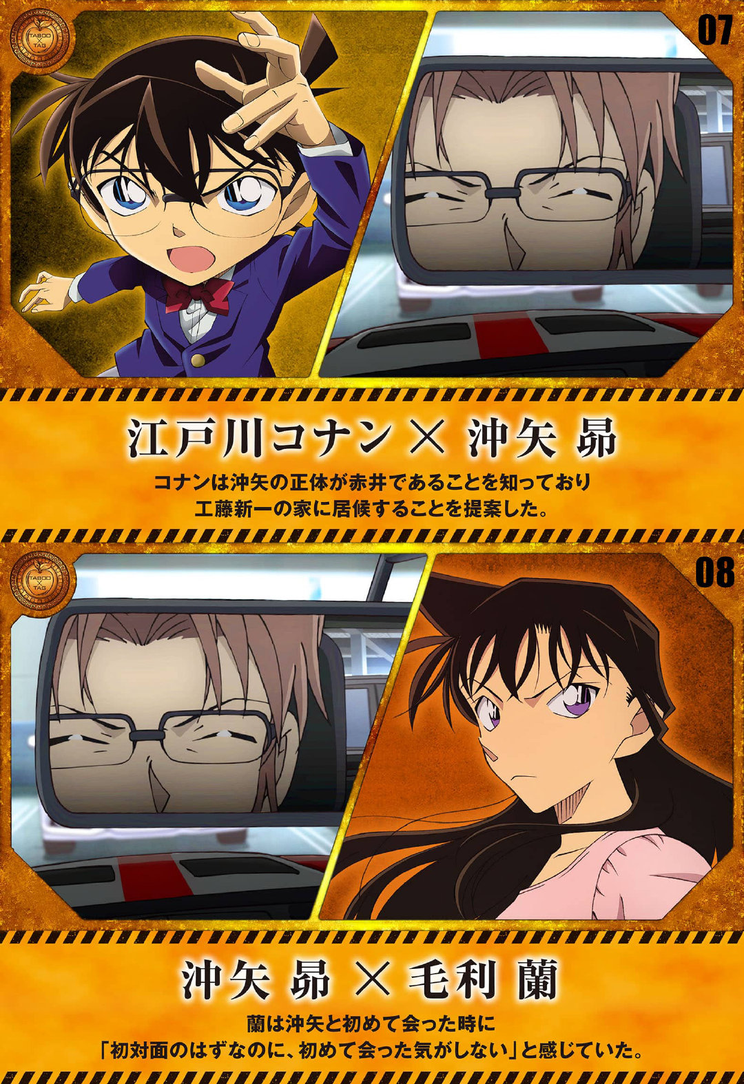 "Detective Conan" announced the relationship map of the characters ...