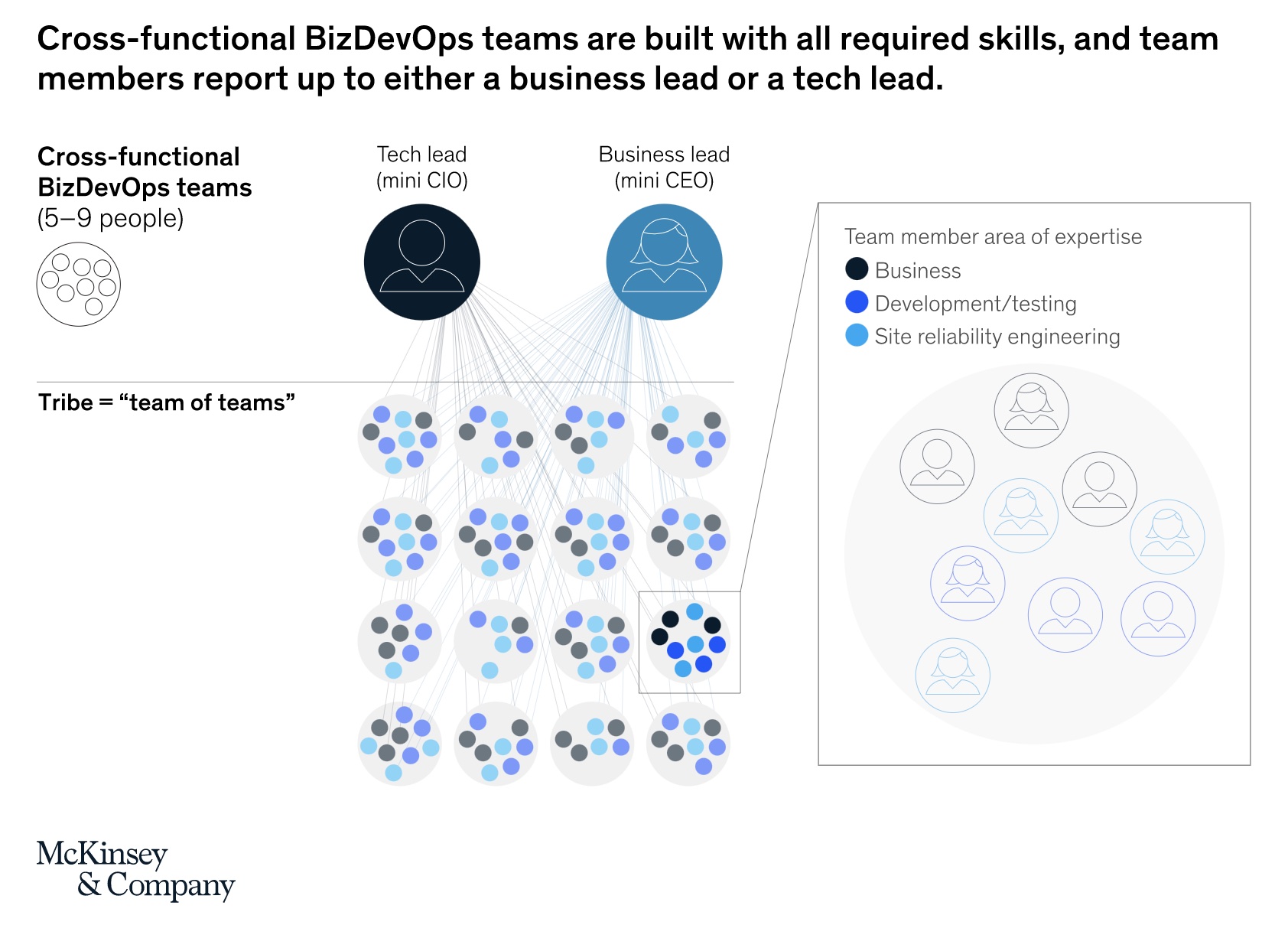 Five core IT transformations of "McKinsey" large-scale agile ...