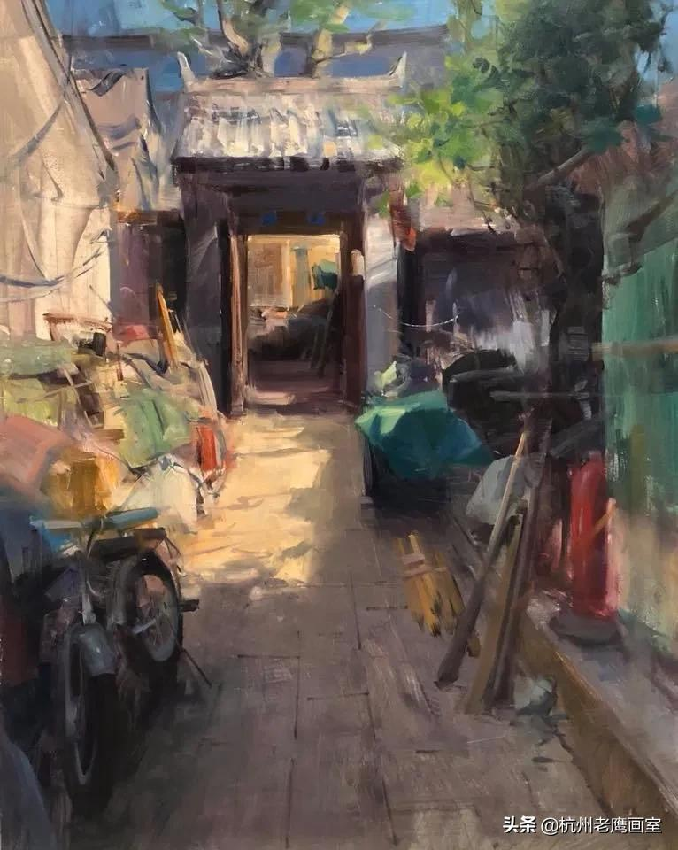 The Chinese landscape described by this foreign painter is particularly ...