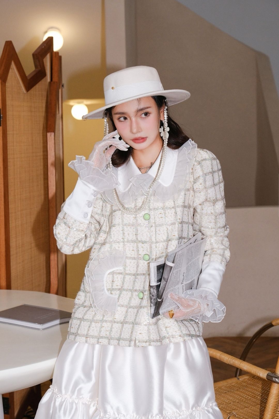 Autumn retro collocation, layered style, small level collocation, sure ...