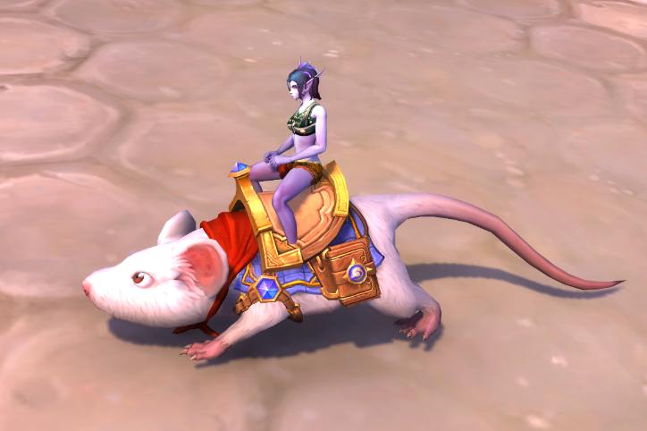World of Warcraft: Hearthstone Legend of Mercenary Wartime White Mouse ...