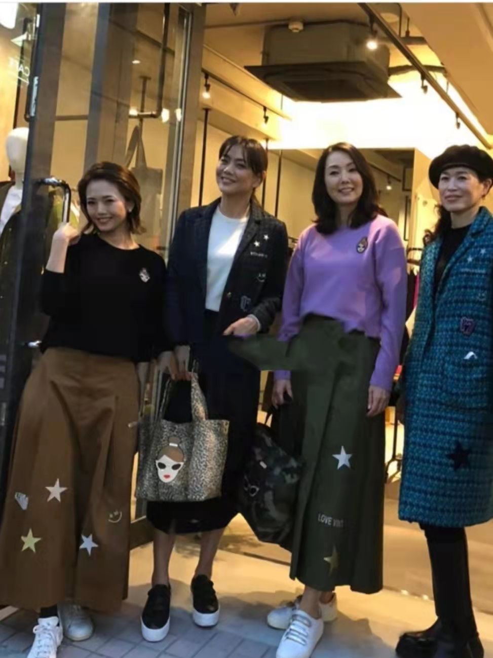 Who says Japanese aunts don't understand fashion?This group of 50 ...