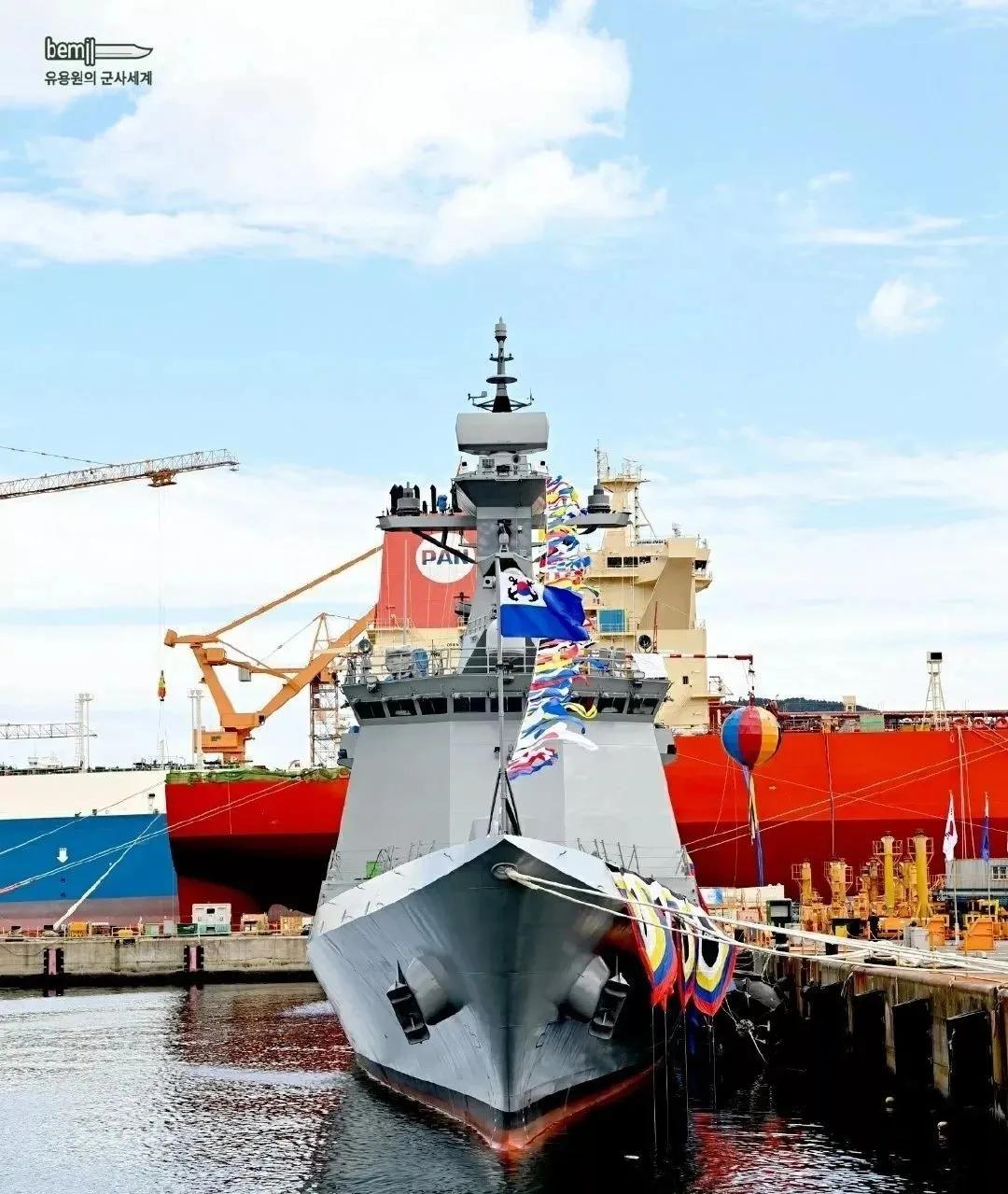 Korean-style long face, buy 8 of them, the sixth Daegu-class frigate of ...