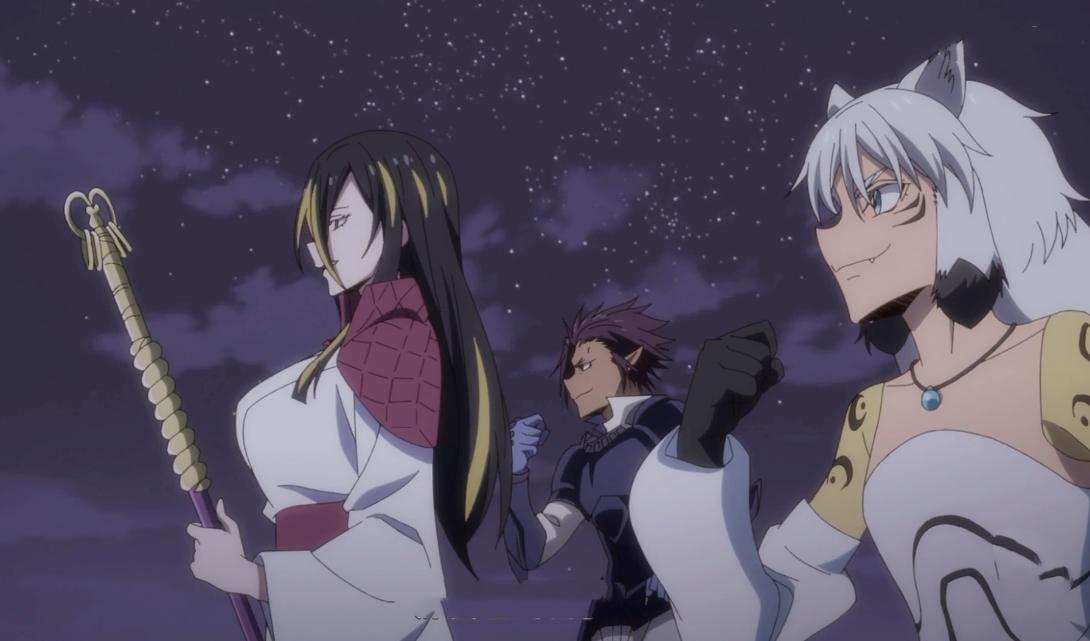 What did the reincarnated slime cut?Many parts of the picture are ...