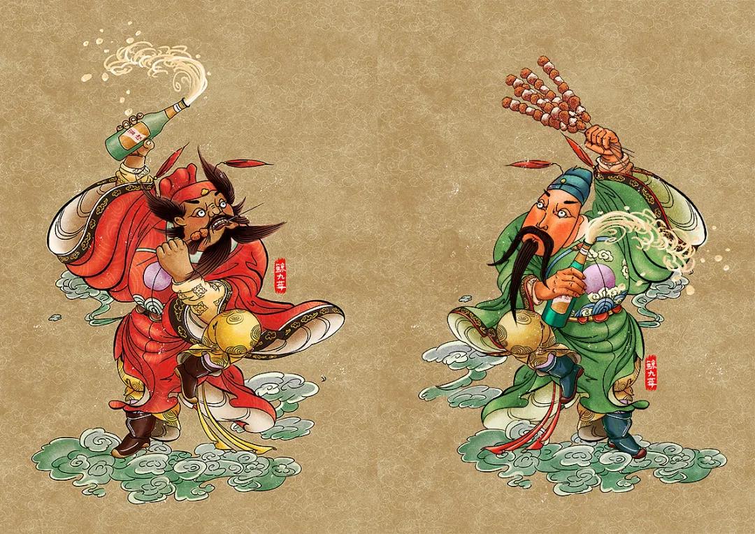 What has evolved into the "door god" of traditional Chinese New Year ...