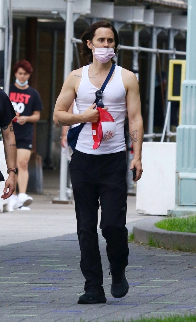 The 49-year-old Master Leto's new look hits the forest, and the white ...