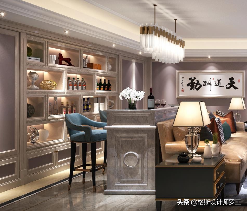 In home decoration, different styles of bar styles - iNEWS