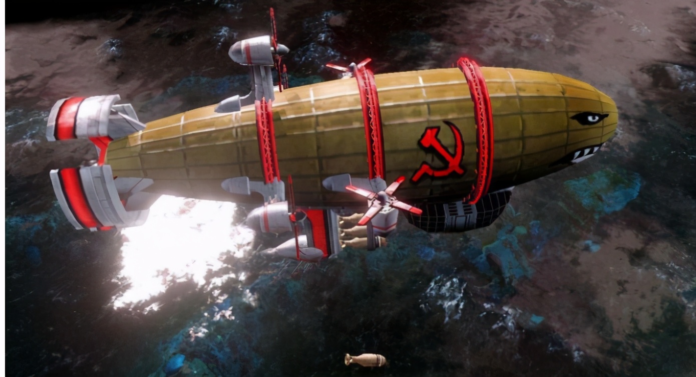 Red Alert 2: Facing the ridged tank group, the Dreadnought-class ...