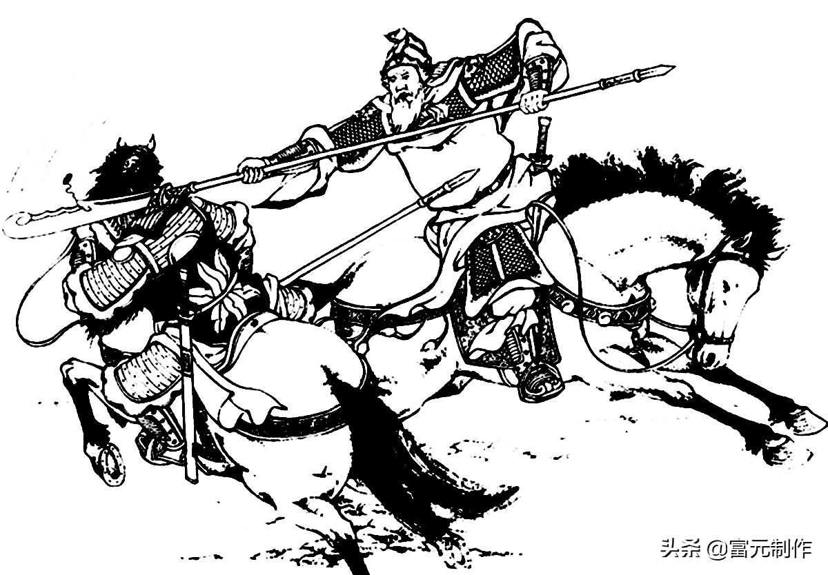 The legendary hero of the Three Kingdoms, Liao Hua: Angrily cuts Du ...