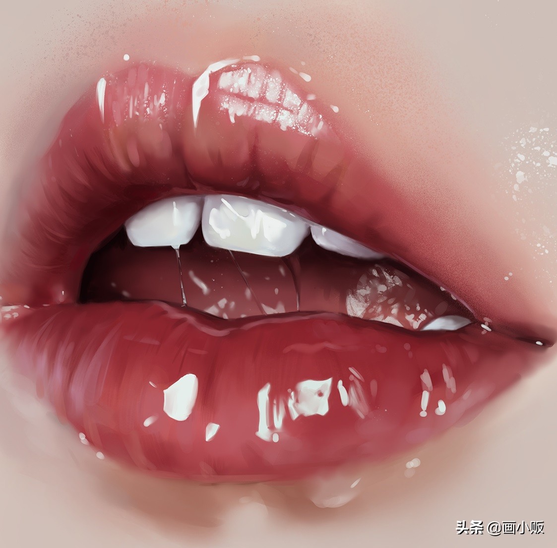 Realistic and seductive lips - iNEWS