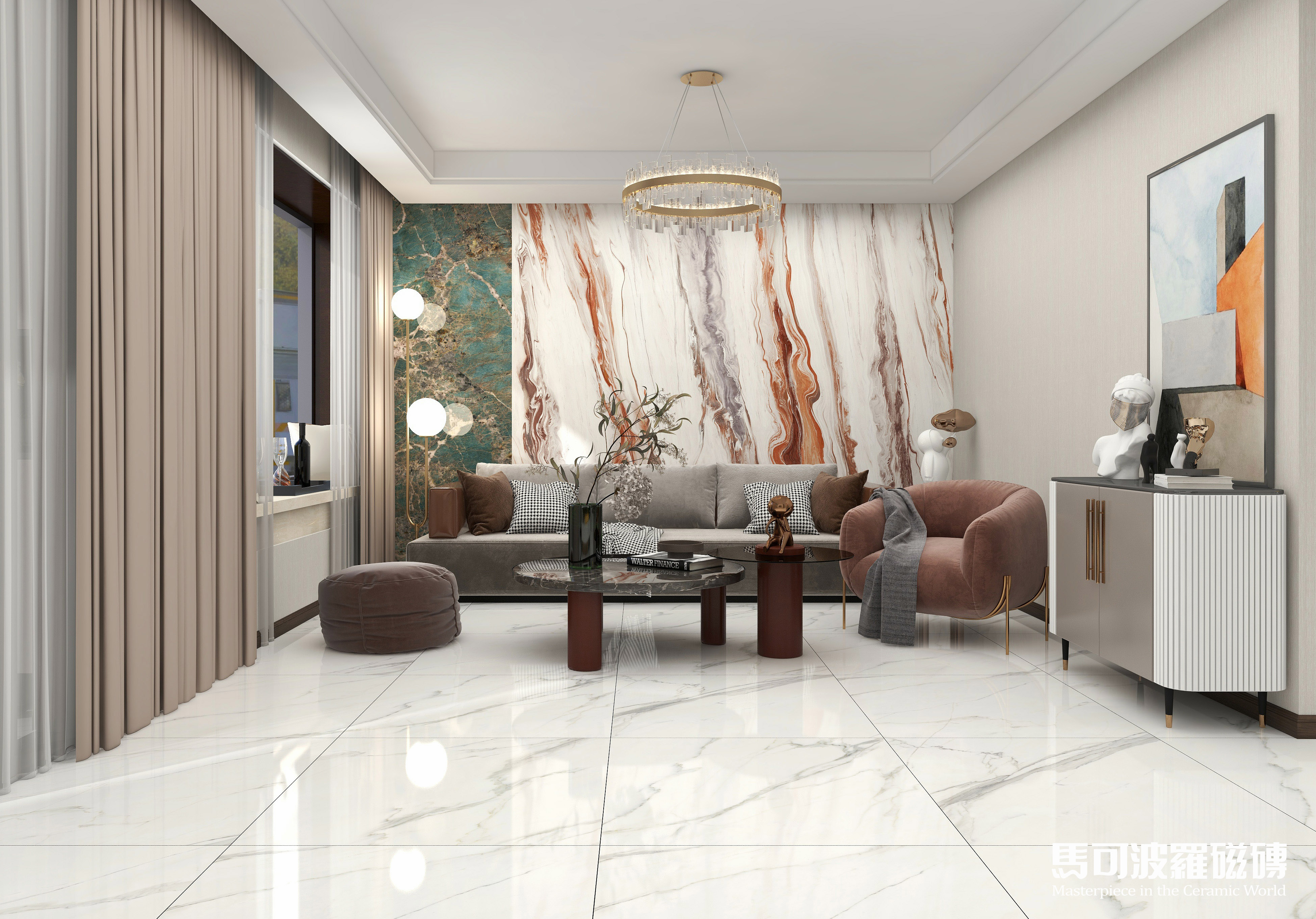 Marco Polo rock slab background wall, create a good time for you - iNEWS