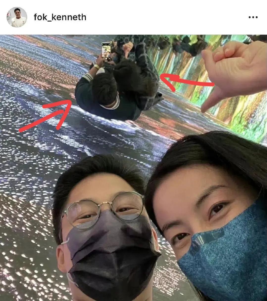 Huo Qigang Guo Jingjing National Day Outing: Huo Qigang massages Guo ...