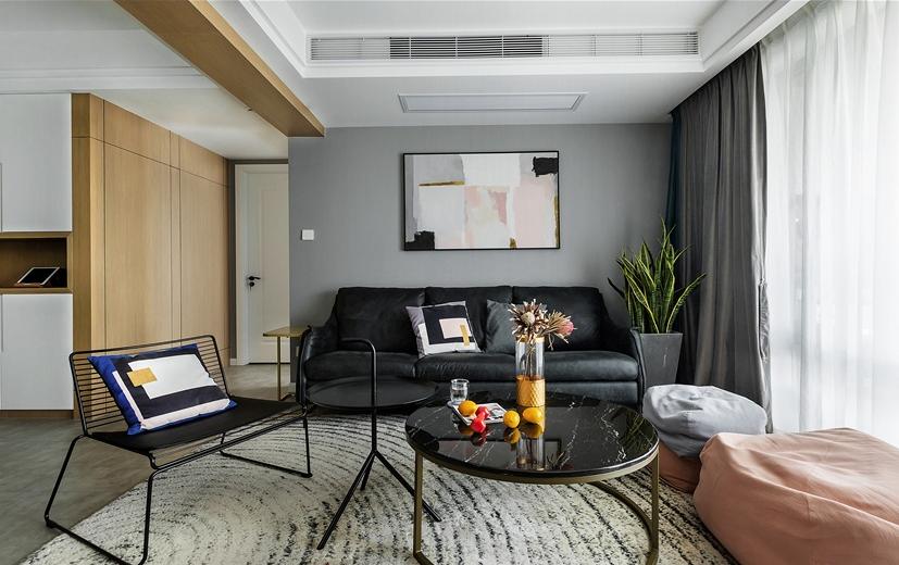 103㎡ modern and simple style, collision between nature and modernity ...