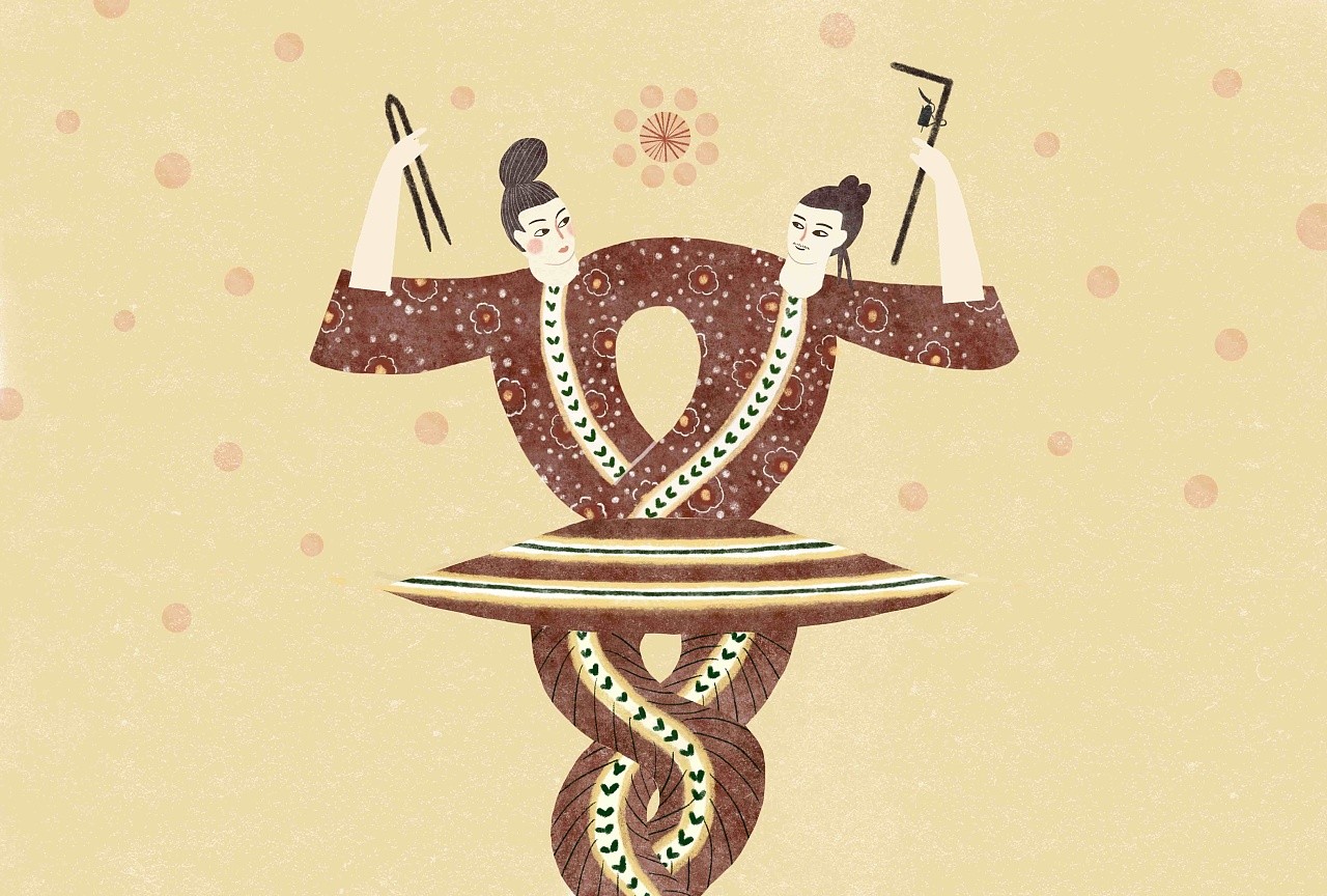 You don't know the "Shan Hai Jing", people with facial features on ...