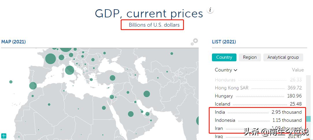 IMF forecast: Iran's GDP this year is 1.08 trillion U.S. dollars ...