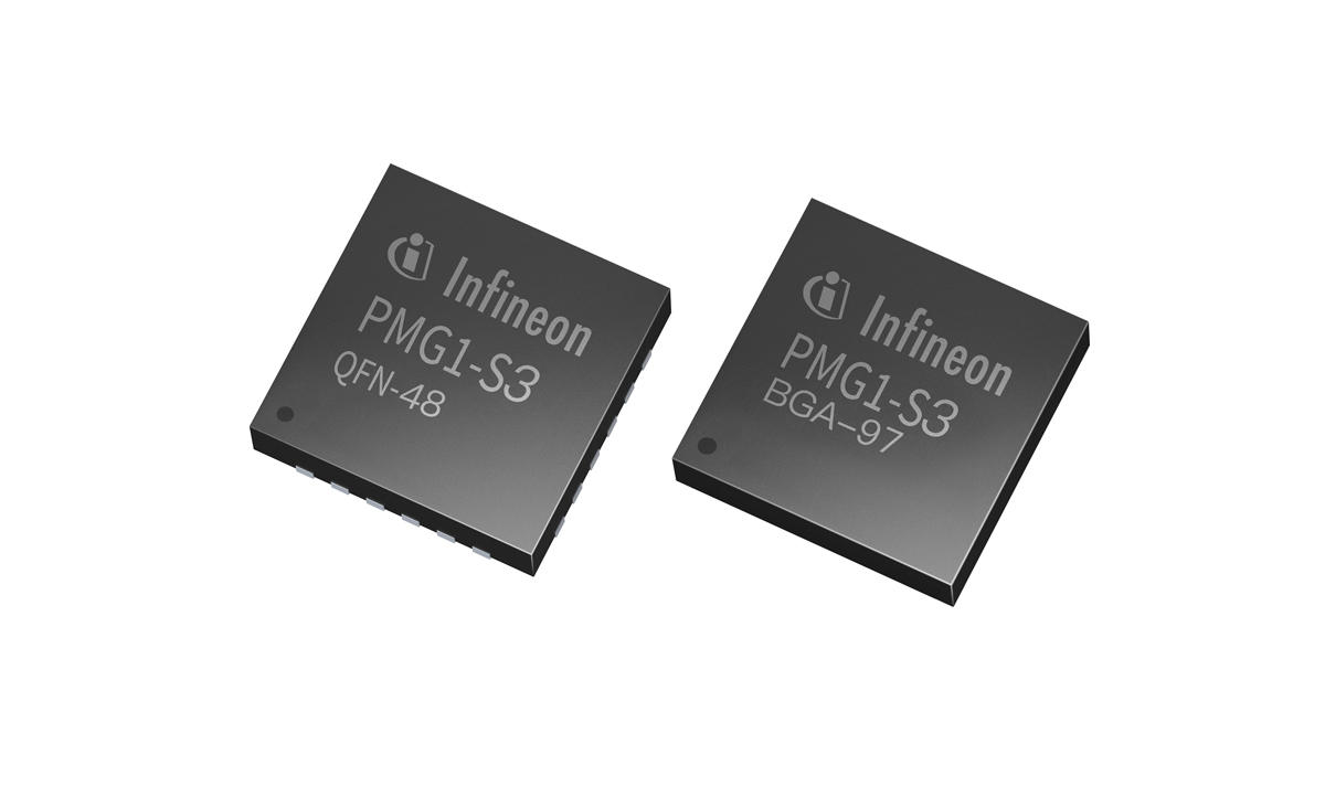 Infineon launches PMG1-S3 protocol chip, supports USB PD3.1 protocol ...