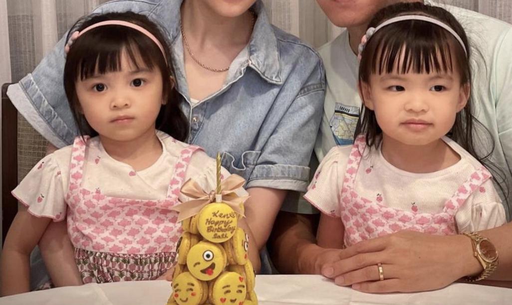 Xiong Dailin's husband took a family portrait and celebrated her birthday in a low-key way, the ...