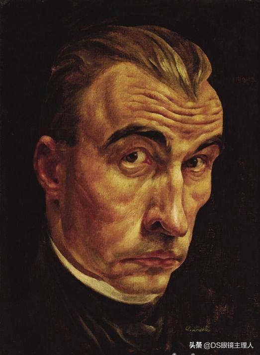 Painter's self-portrait in the works of German painter Albert Birkle ...