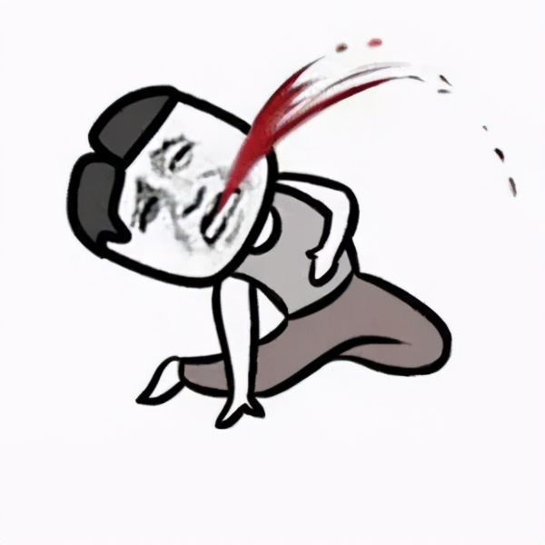 The fancy vomiting of blood in film and television dramas, some are ...