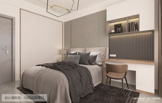 Appreciation of modern and simple decoration style of 129 square meters ...