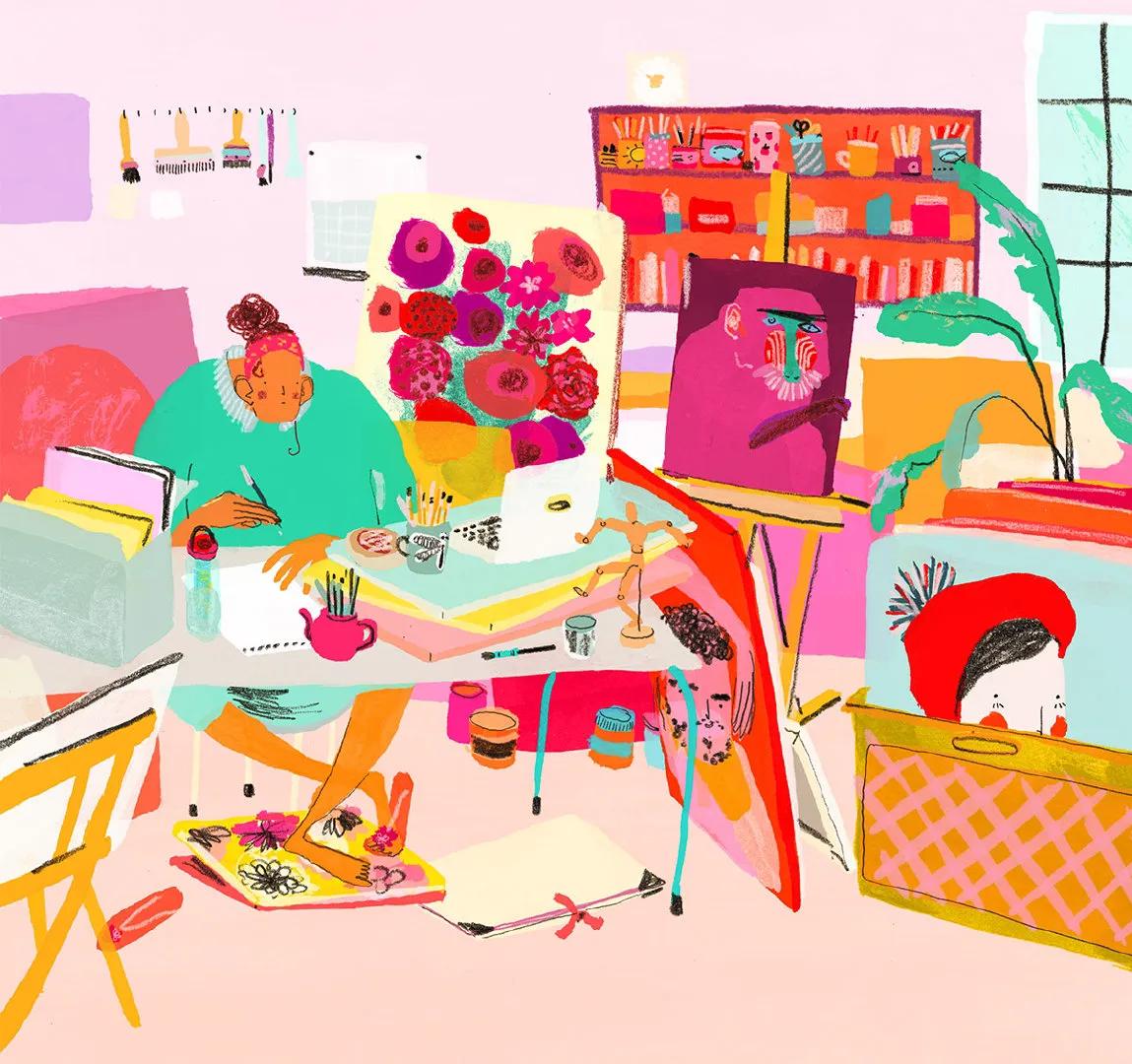 Illustrator Mouni Fedda works appreciation - iNEWS