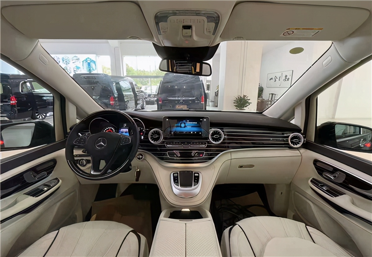 Mercedes-Benz V260L luxury business car, the charm of the sea will ...