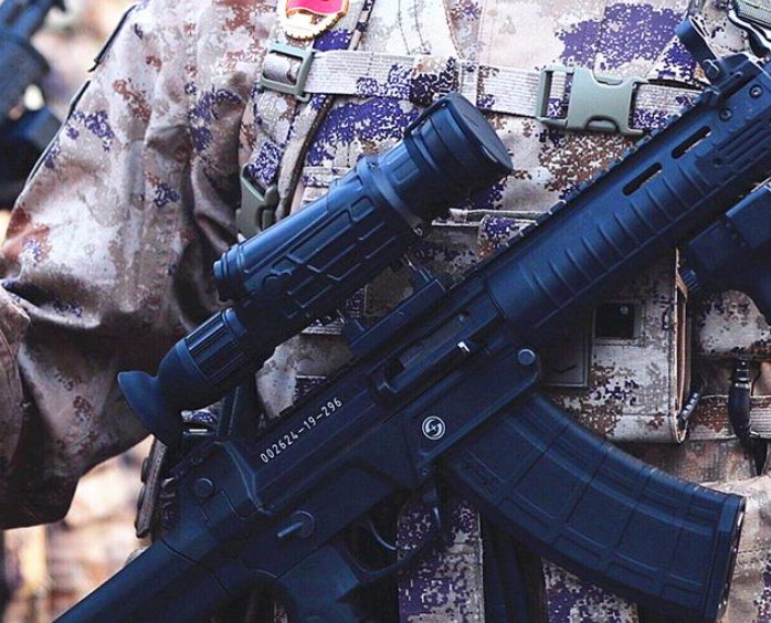 The 95 rifle was installed with black technology for the first time ...