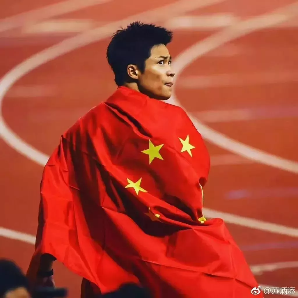 Su Bingtian ran 10 seconds into the 100m for the 7th time, the fastest ...