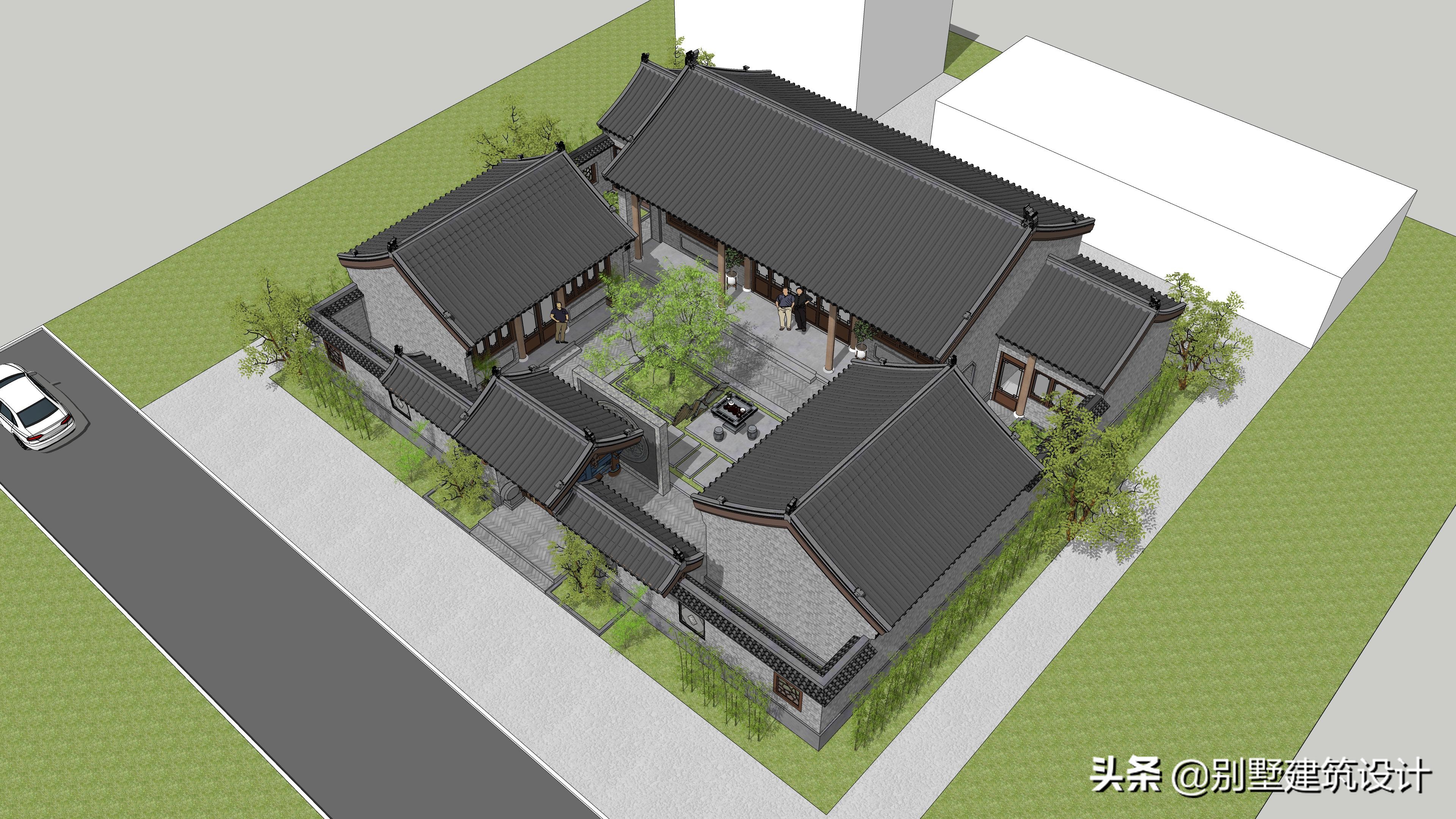 Traditional Chinese courtyard house on the first floor of Hunan - iNEWS