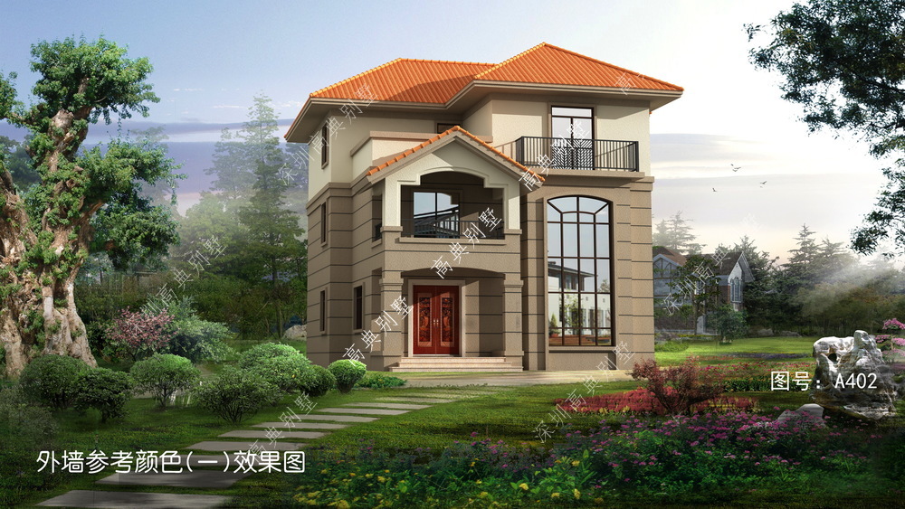 Simple European style villa, classic European style, good design - iNEWS