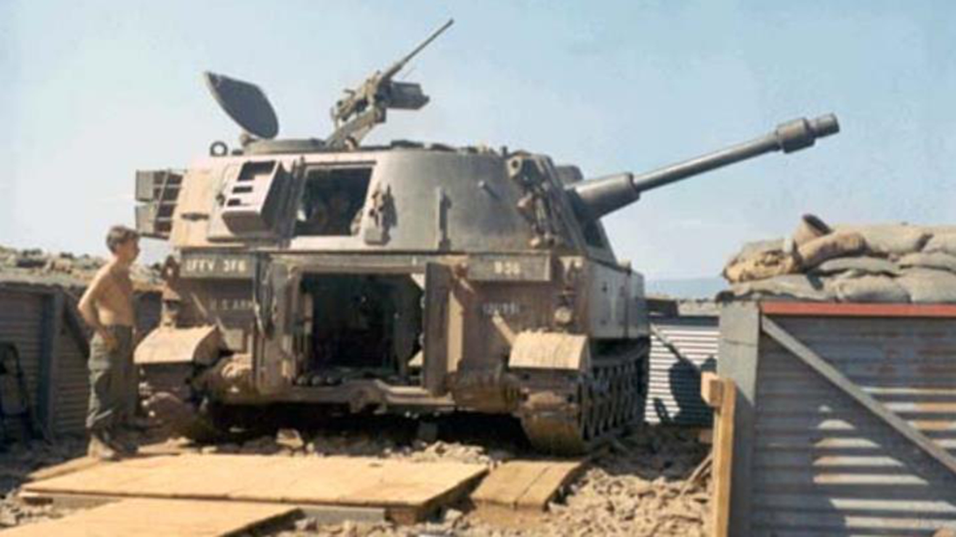 The predecessor of the M109, the M108 artillery developed after World ...